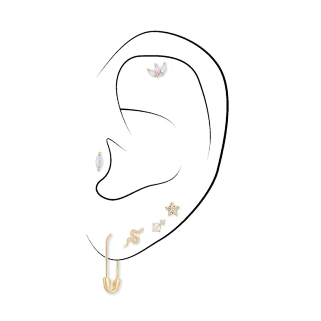 Riley earrings – five and two jewelry