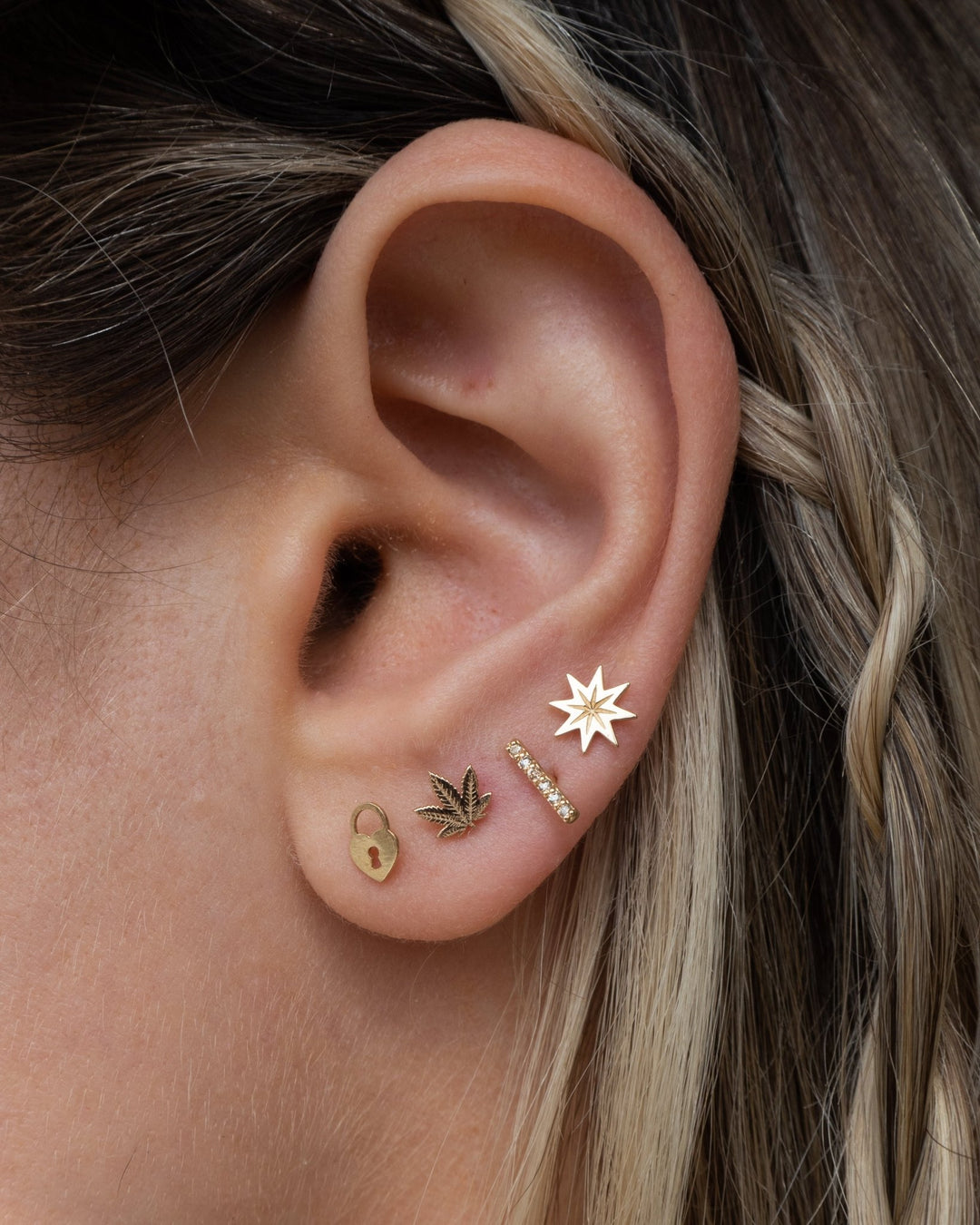 Studs – five and two jewelry